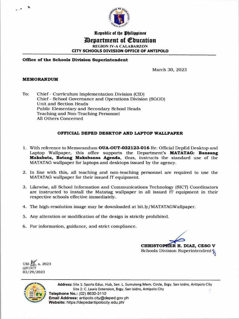 Um 195 Official Deped Desktop and Laptop Wallpaper | PDF