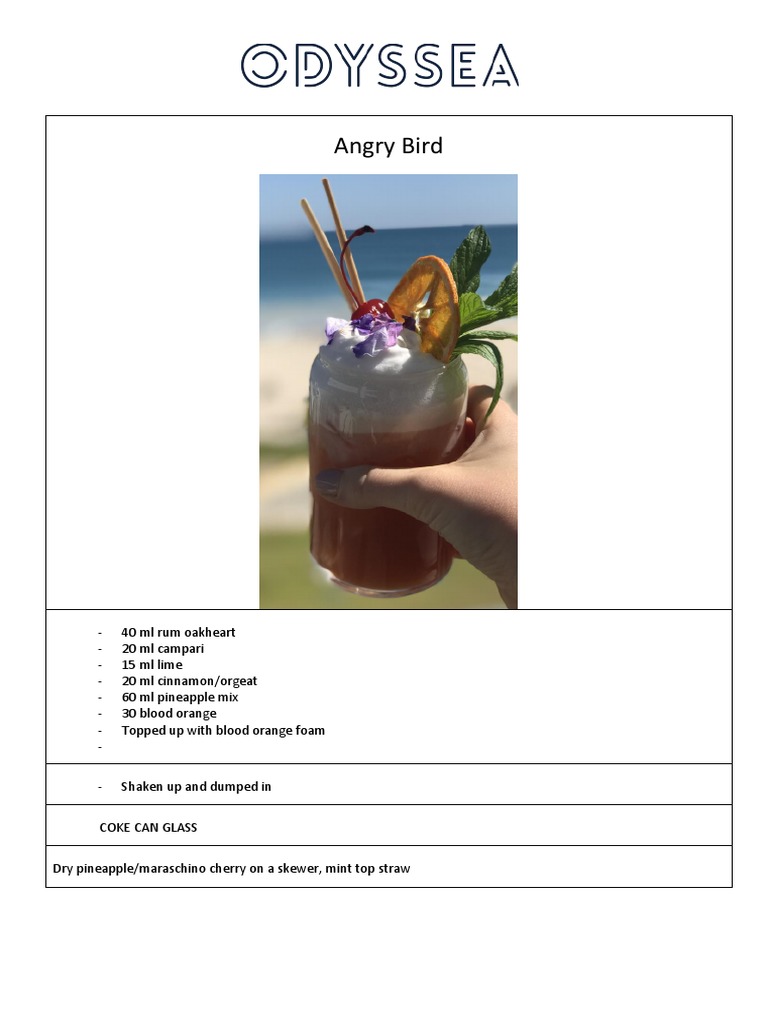 Cocktail Specifications and Recipes | PDF | Martini (Cocktail ...