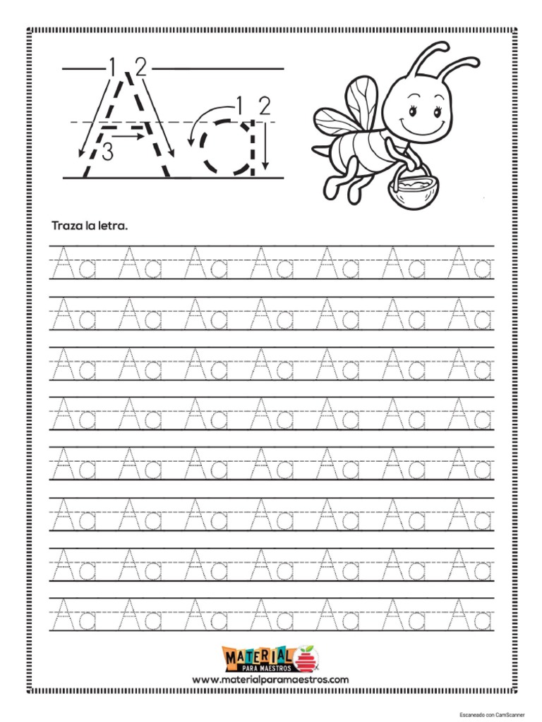 Trazos mayúsculas y minusculas Abc | PDF