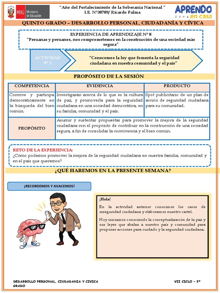 (5to) 8 Actividad de DPCC #02 | PDF | Democracia | Ideologías políticas