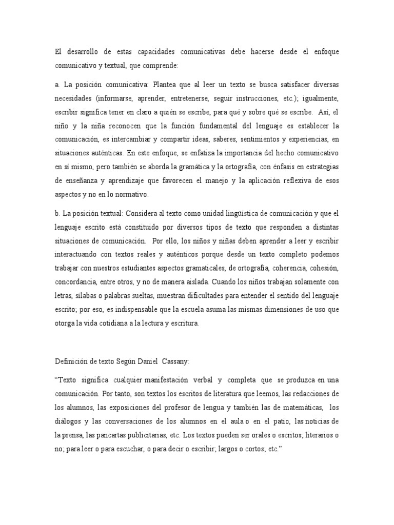 Enfoque Textual de La Comunicacion Inter Personal | PDF | Comunicación ...
