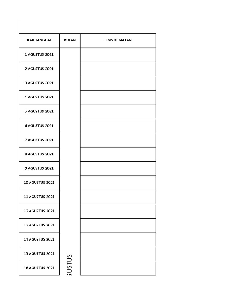 Kalender Kerja | PDF