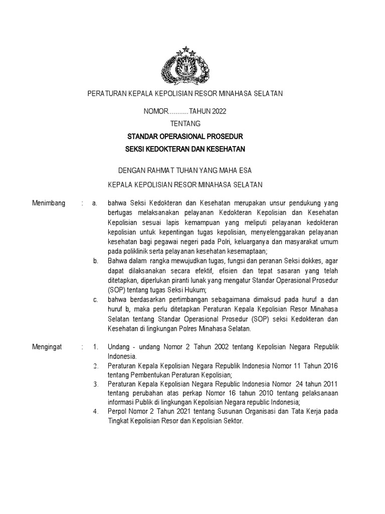 Sop Pembuatan Sket Kesehatan Sim | PDF