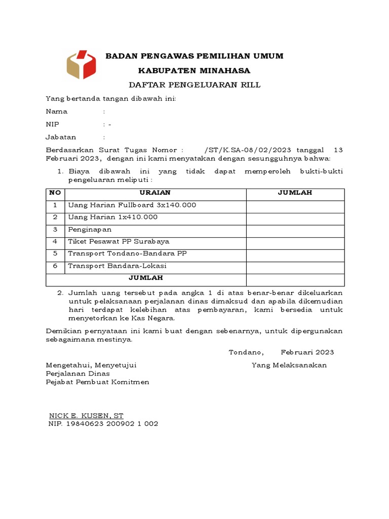 Daftar Rill | PDF