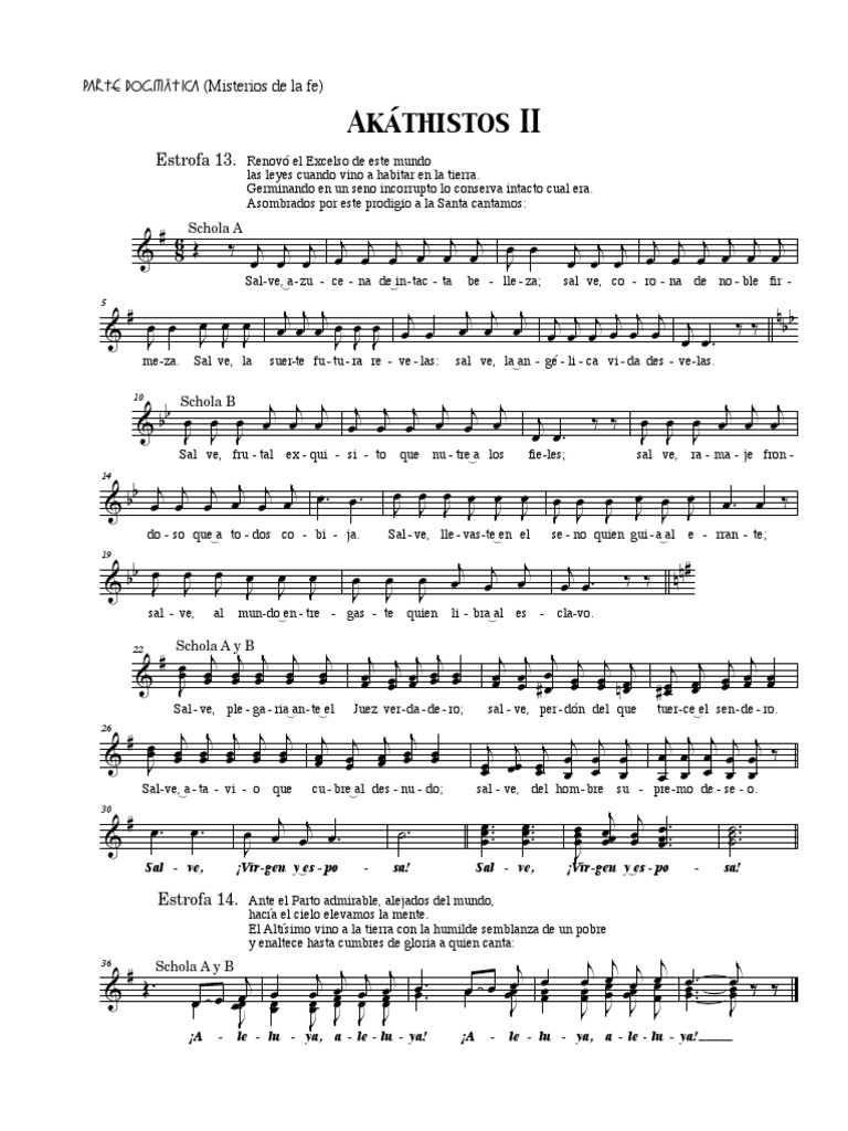 Akathistos 02 | PDF
