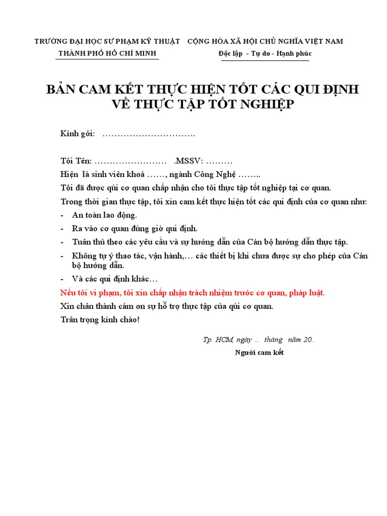 4 - Ban Cam Ket TTTN | PDF