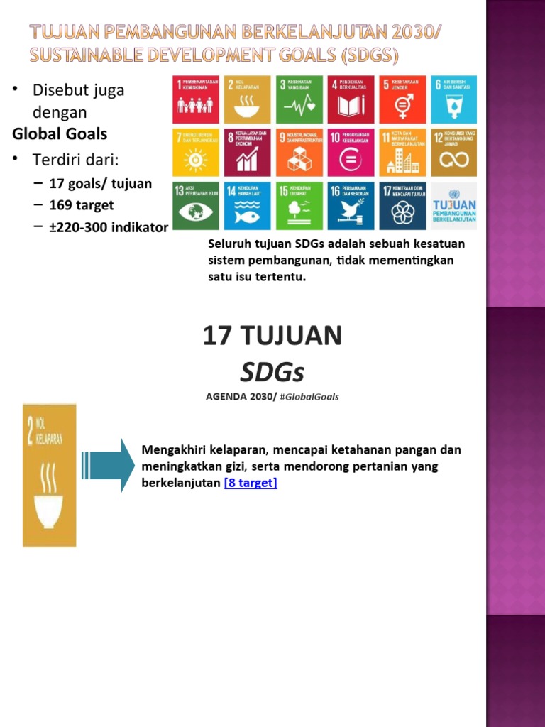 SDGs 2 Tugas Prof Sukri PPT | PDF