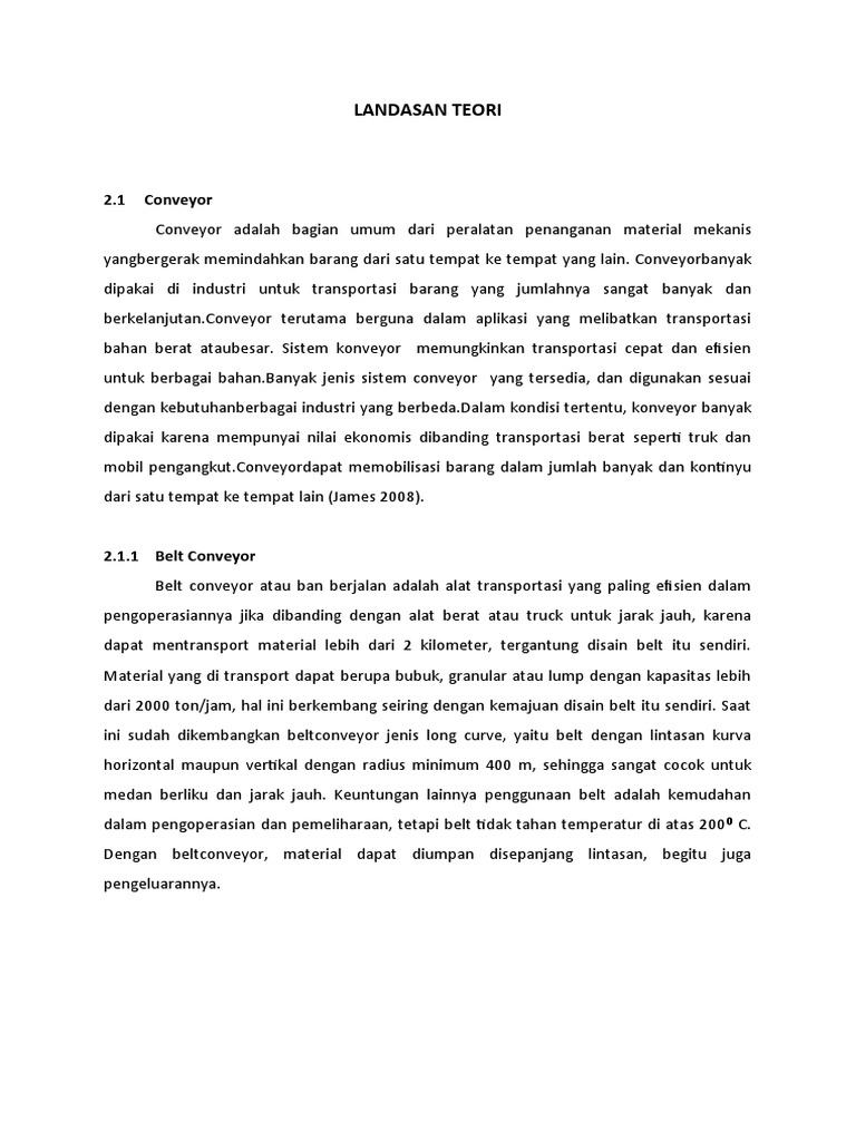 LANDASAN TEORI | PDF