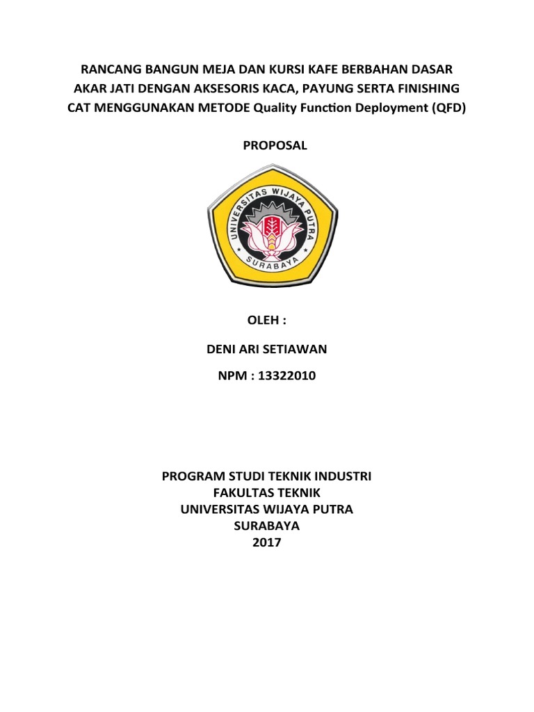 Contoh Proposal TA | PDF