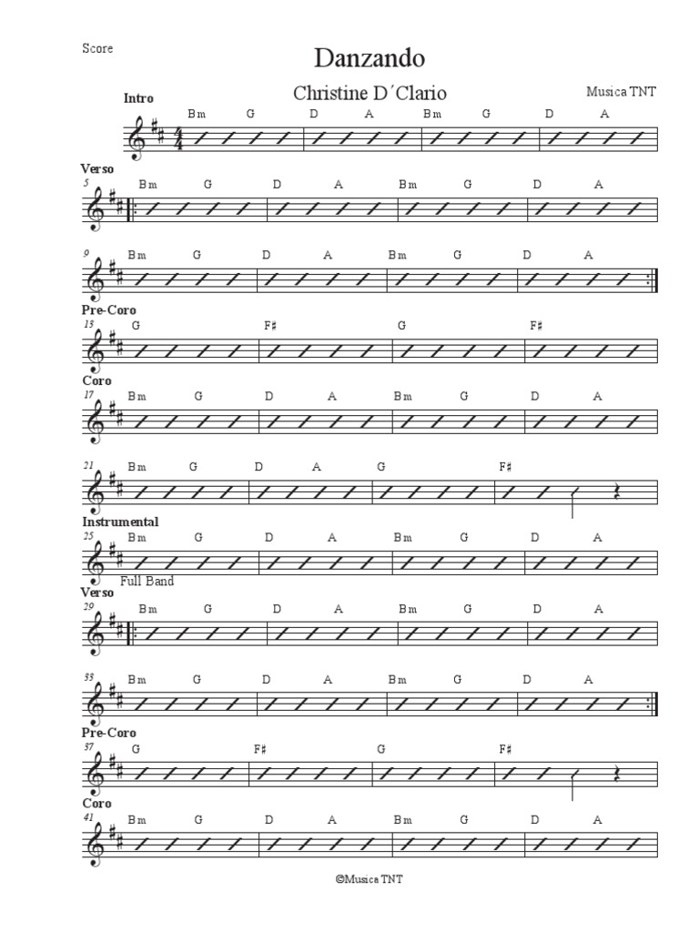 Danzando - Score | PDF