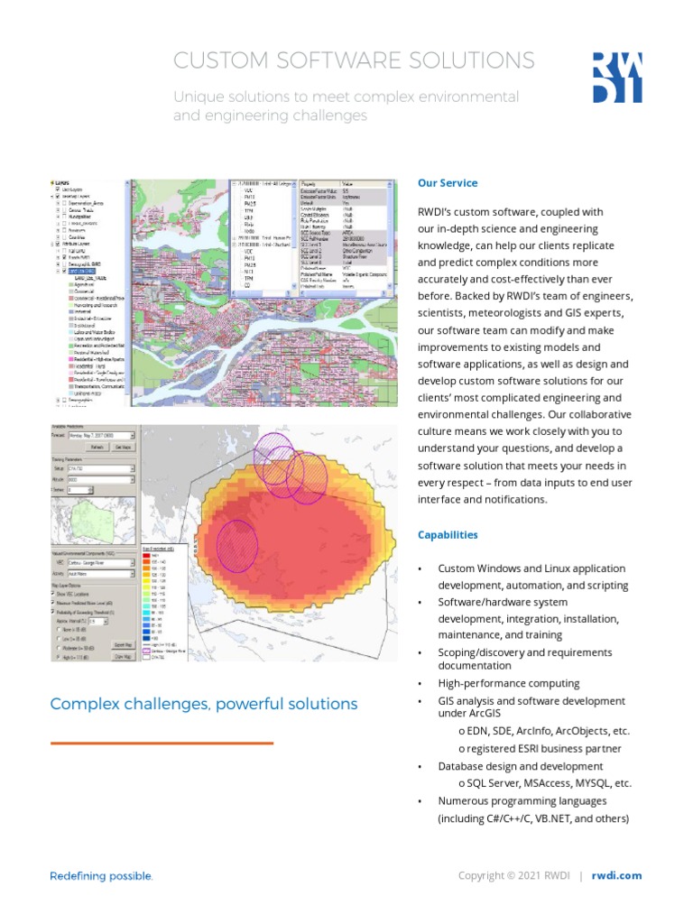 Custom Software Solutions | PDF | Esri | Software