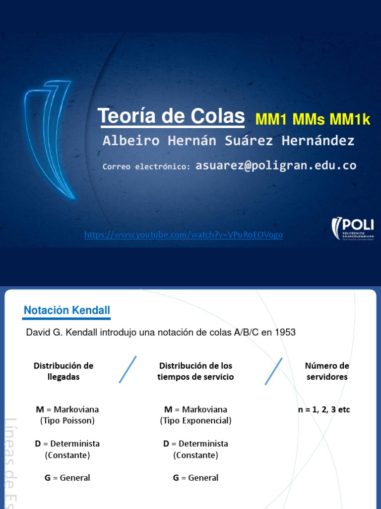 Sesión 10. Teoría de Colas - MM1 MMs MM1k | PDF