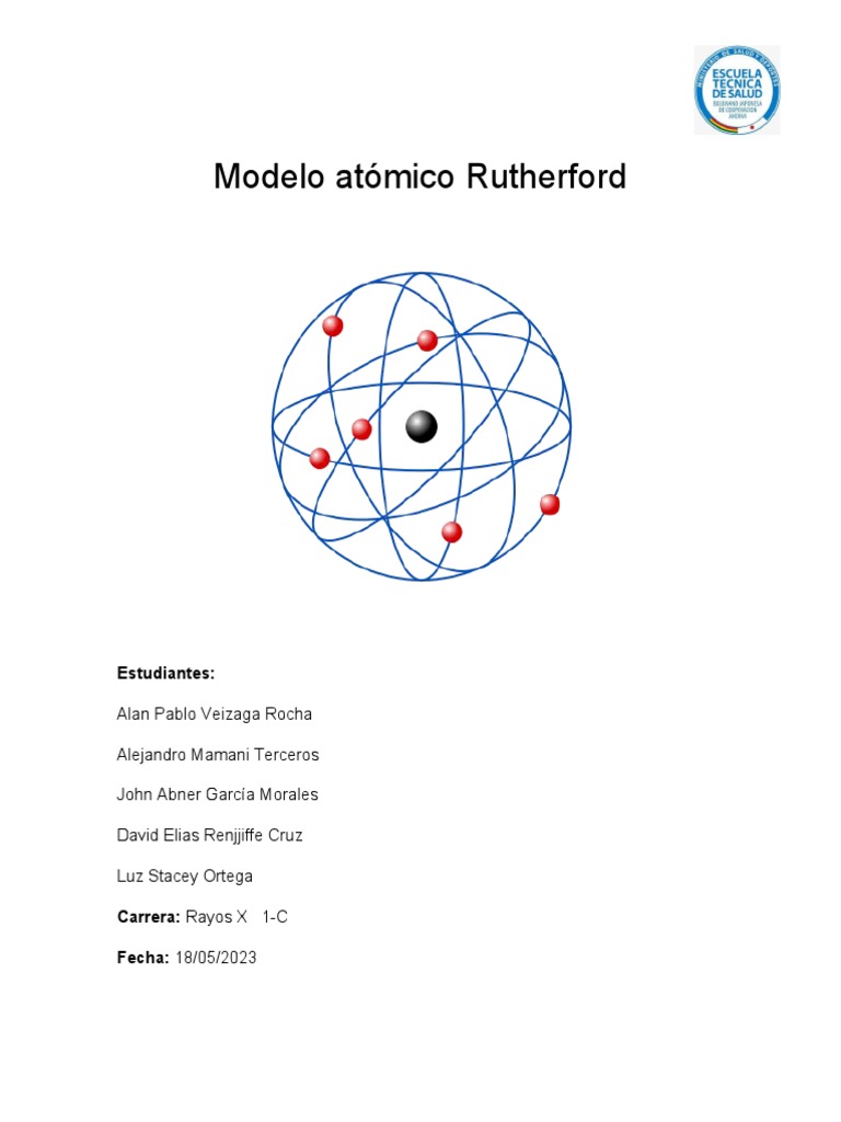 Modelo Atomico Rutherford | PDF | Núcleo atómico | Átomos
