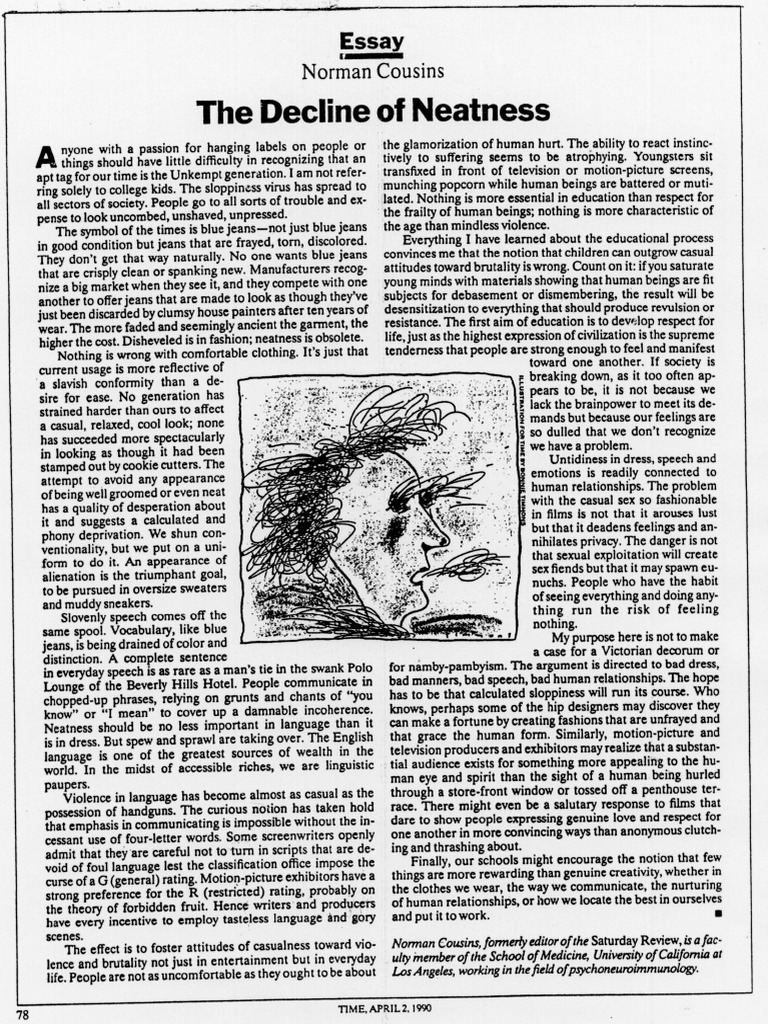 The Decline of Neatness | PDF