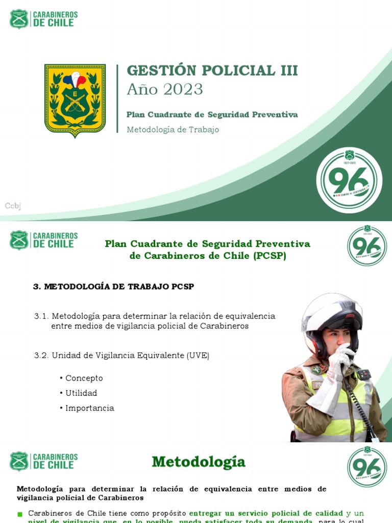 PCSP Metodología UVE 2023 | PDF | Vigilancia | Política de defensa