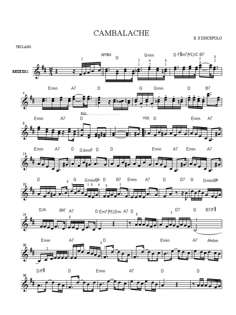 Cambalache CON LETRA | PDF