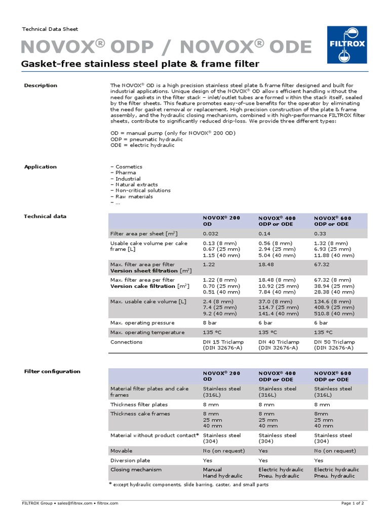 TDS NOVOX OD en | PDF