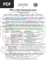E.O. Barangay VAWC Desk Officer | PDF | Social Science