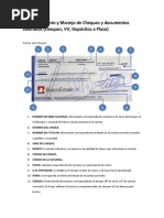 Las Partes de Un Cheque | PDF | Derecho