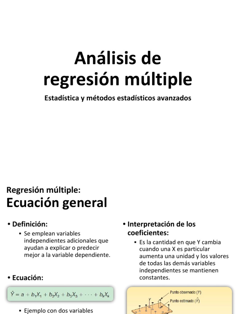 Analisis de Regresion Multiple | PDF