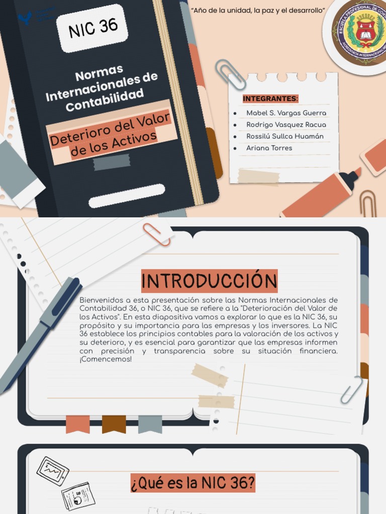 Las NIC 36 y 40 | PDF | Contabilidad | Estado financiero