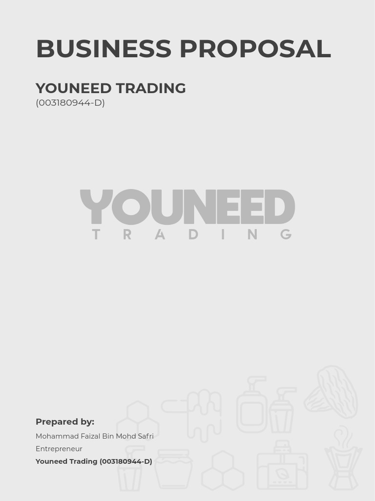 Kiosk Rental Proposal for Youneed Trading | PDF | Retail | Market ...