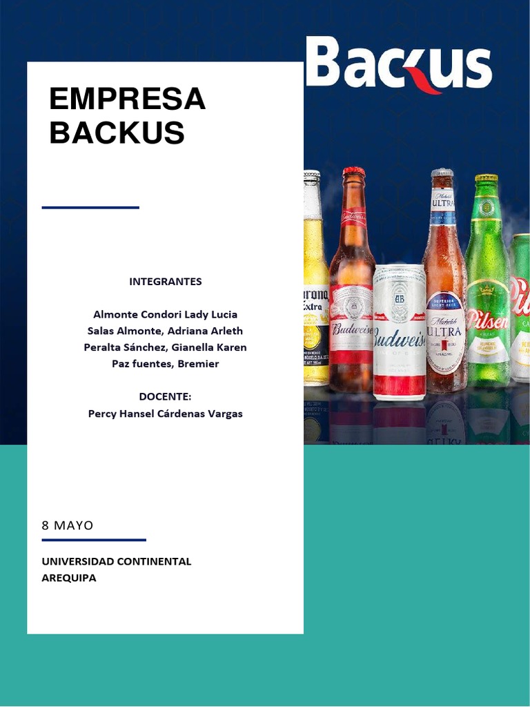 Empresa Backus Parcial | PDF | Marketing | Negocios económicos
