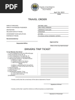 Trip Ticket | PDF