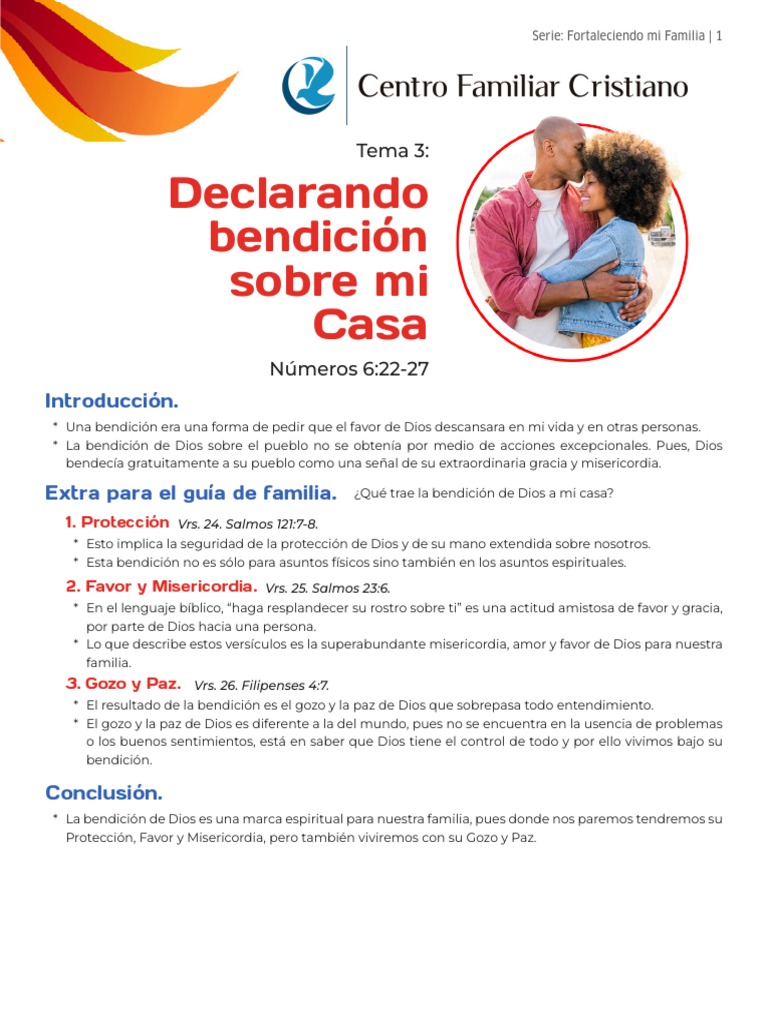 Bendición Divina para tu Familia | PDF | Salmos
