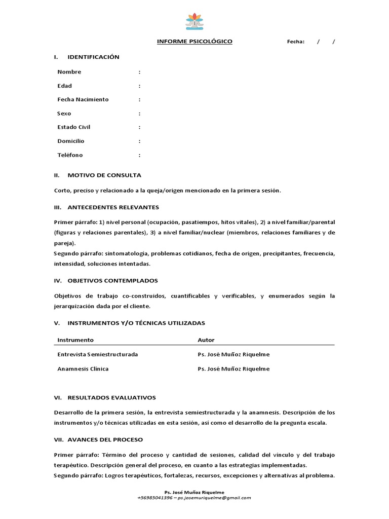Informe Devolución | PDF | Sicología | Ciencia cognitiva