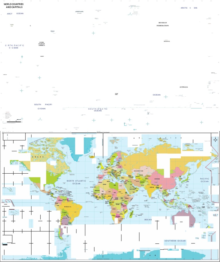 Mapamundi para Imprimir PDF | PDF