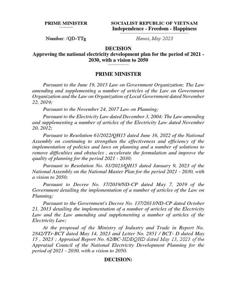 Decree 500 QD TTG English | PDF | Technology & Engineering