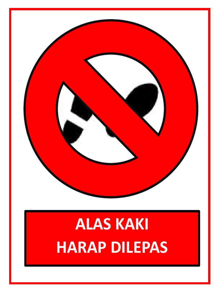 ALAS KAKI HARAP DILEPAS | PDF