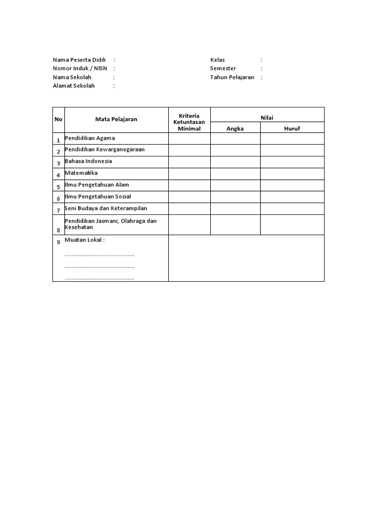 Format Raport SD | PDF