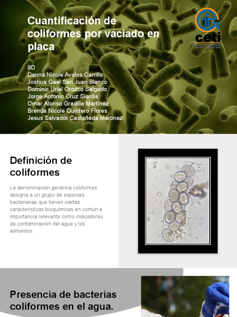Presentación - Coliformes | PDF