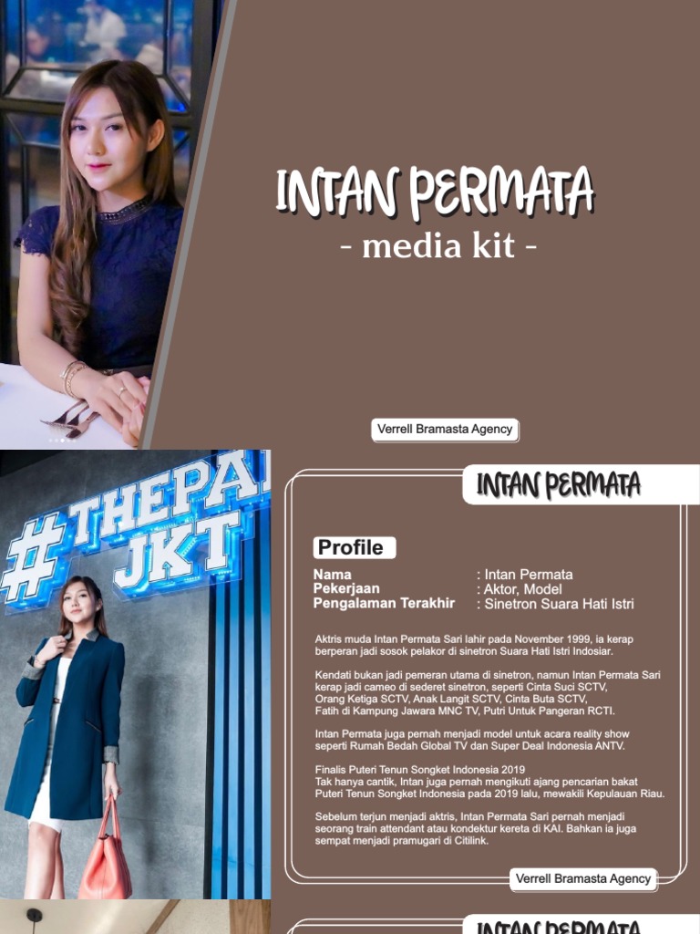 Contoh Rate Card Female Model | PDF