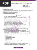 PWNSAT - Sample Paper - Class - 7th - Questions | PDF | Heart