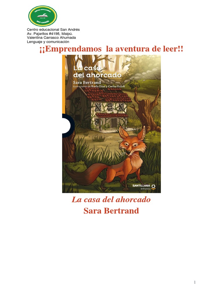 La casa del ahorcado Sara Bertrand | PDF