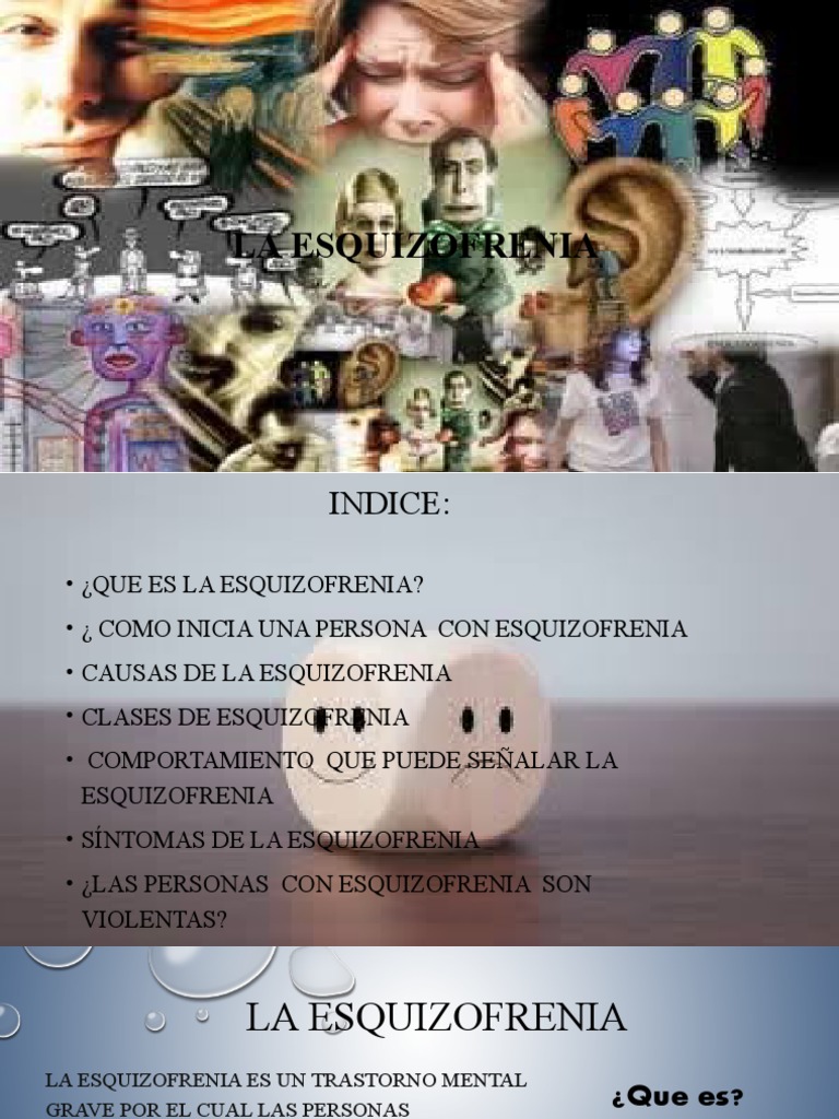 La Esquizofrenia | PDF | Esquizofrenia | Sicología