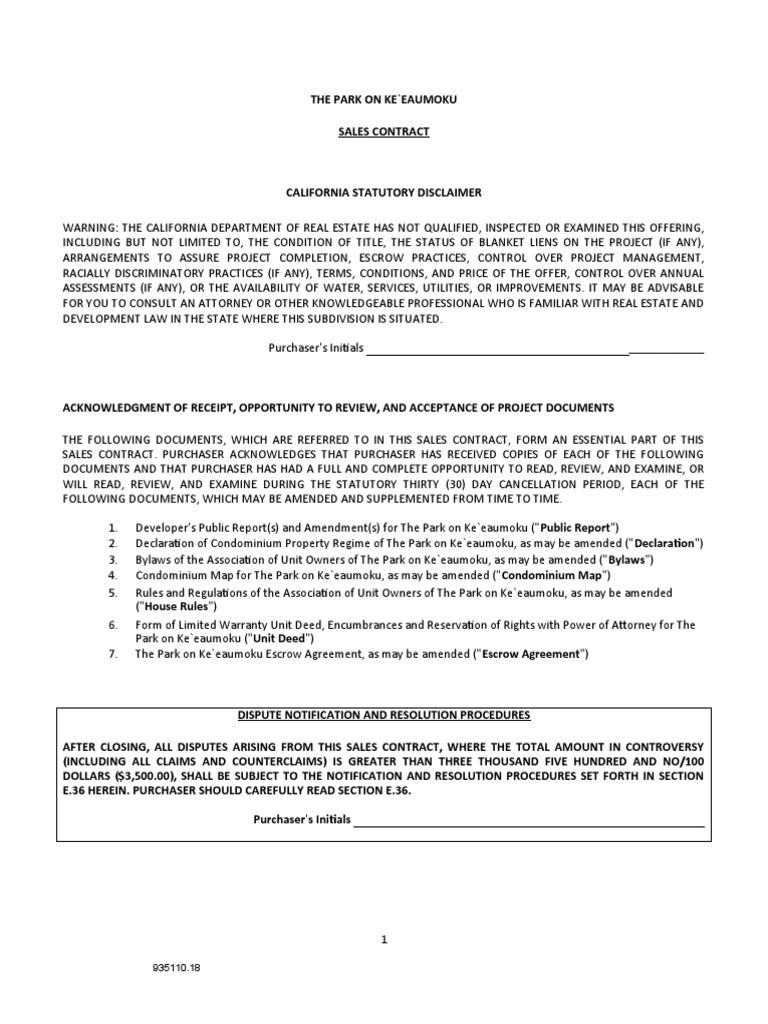Sales Contract Template 03 | PDF | Concurrent Estate | Loans