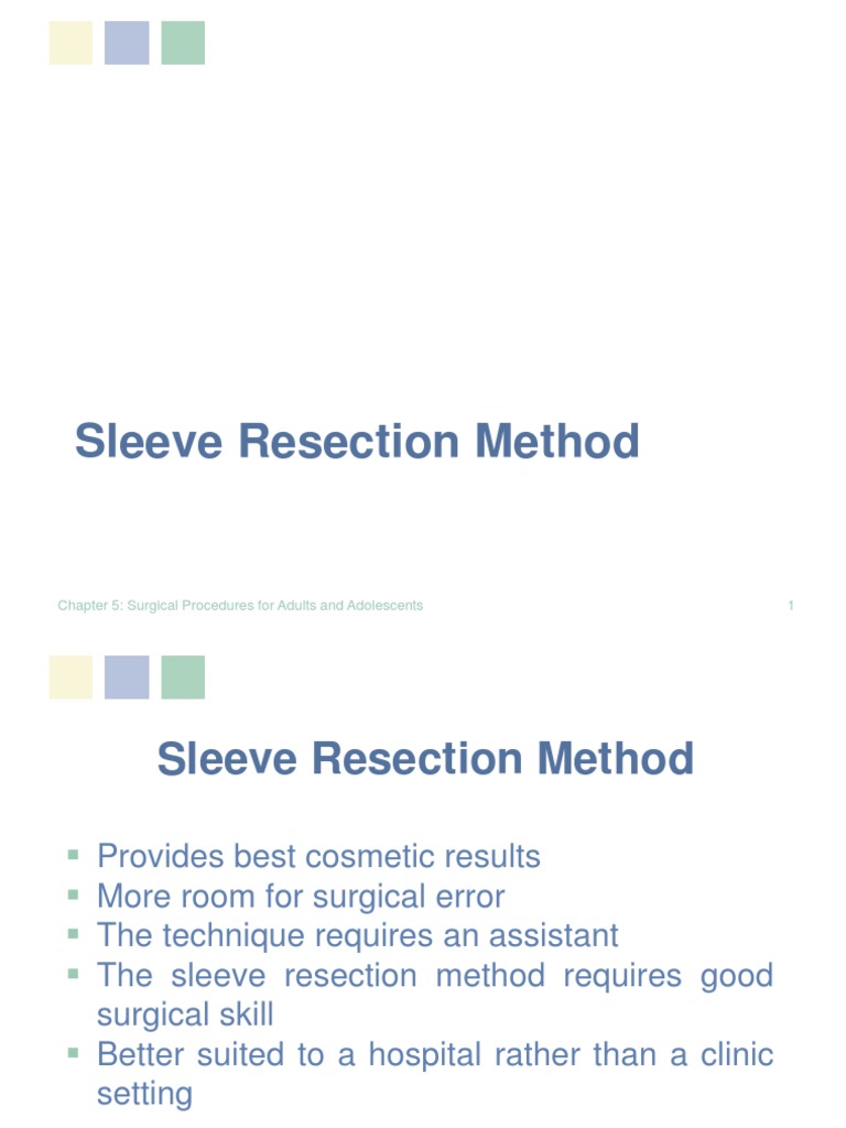 Sleeve Resection Method Pdf Surgical Suture Surgery