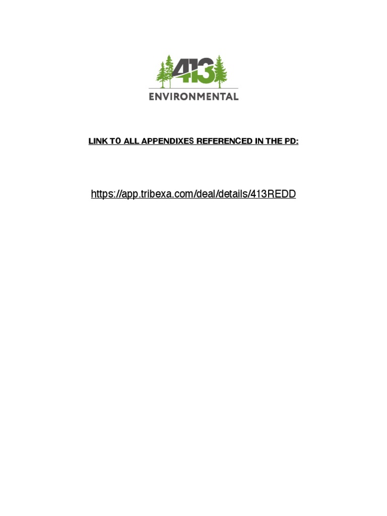 Appendix Document Link #2586 | PDF