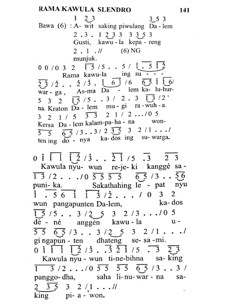 Rama Kawula Slendro | PDF