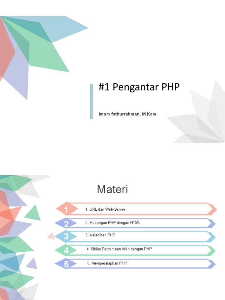 Pengantar PHP | PDF