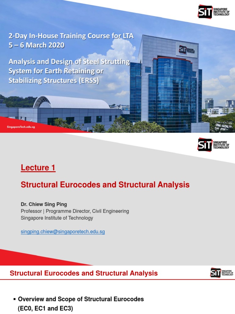 ERSS-Lecture 1 (ChiewSP 5mar20) | PDF | Buckling | Deformation (Engineering)