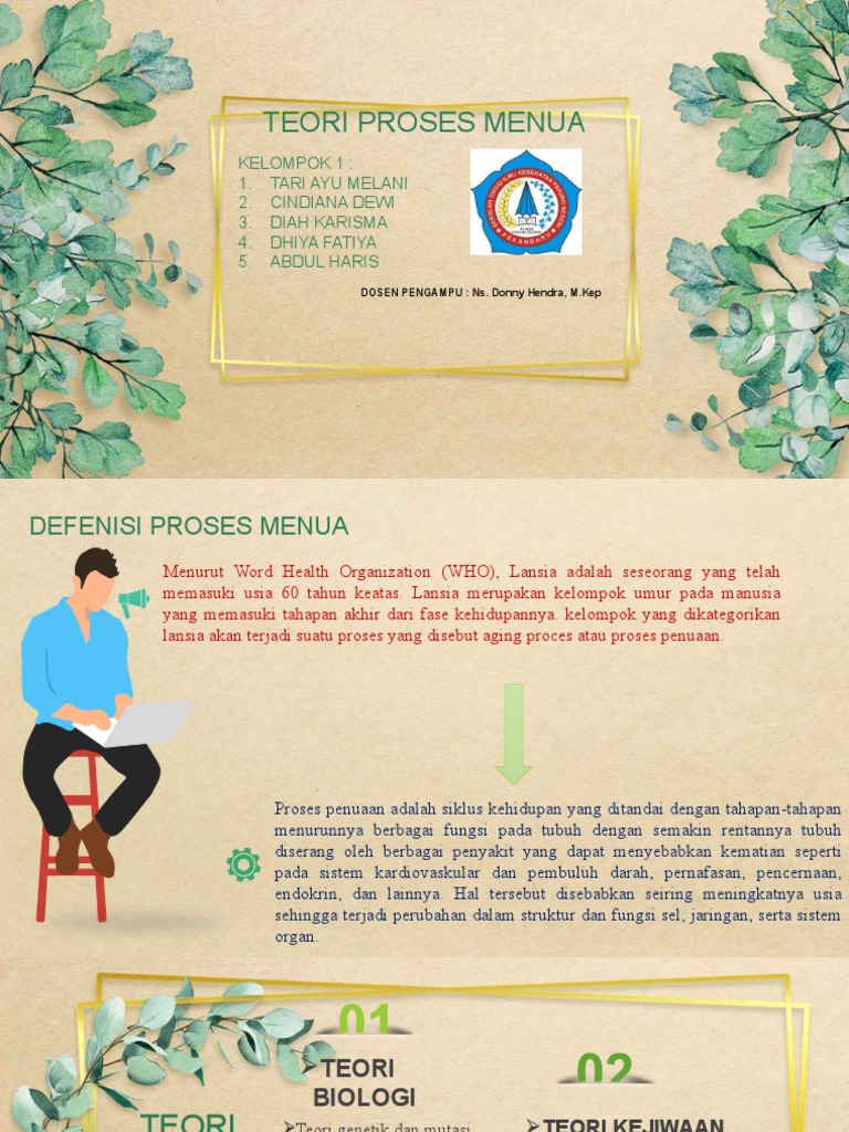 Teori Proses Menua Kel 1 | PDF