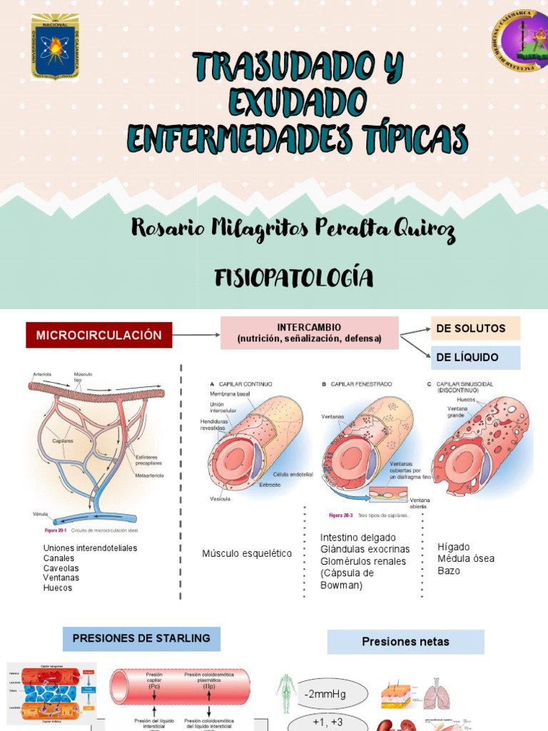 Trasudado y Exudado | PDF | Edema | Especialidades Medicas