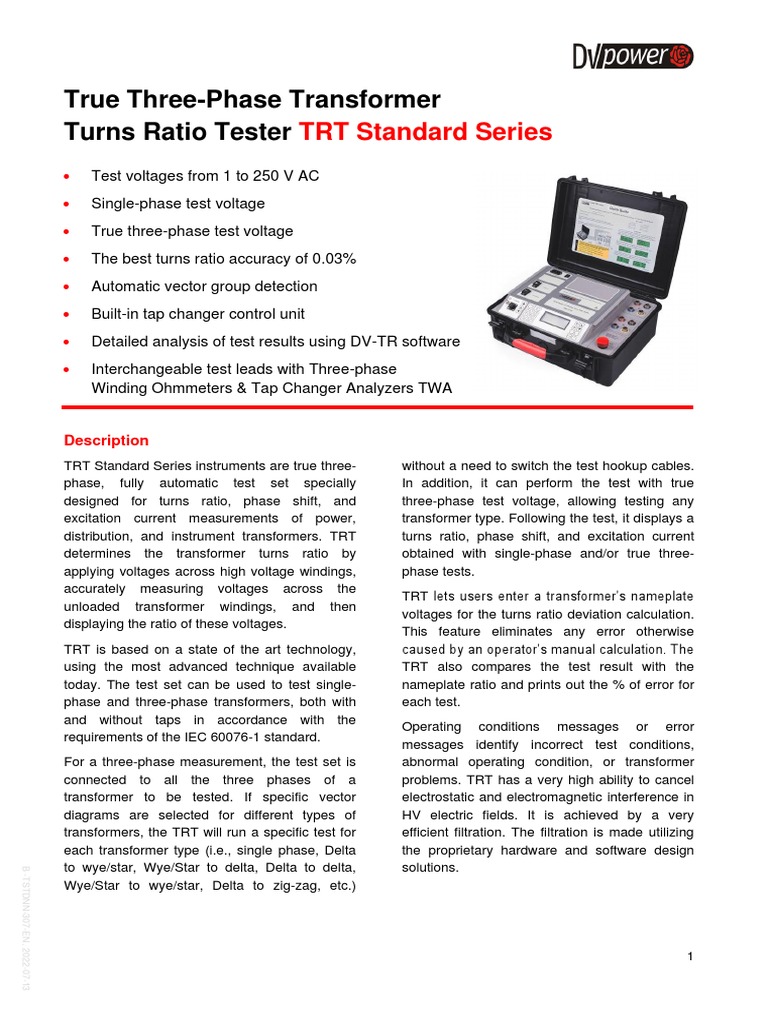 Brochure TRT Standard Series - B TSTDNN 307 EN | Download Free PDF ...