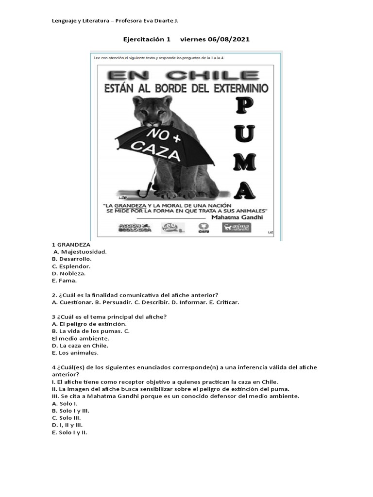 Ejercitación 1 Viernes 0608 | PDF