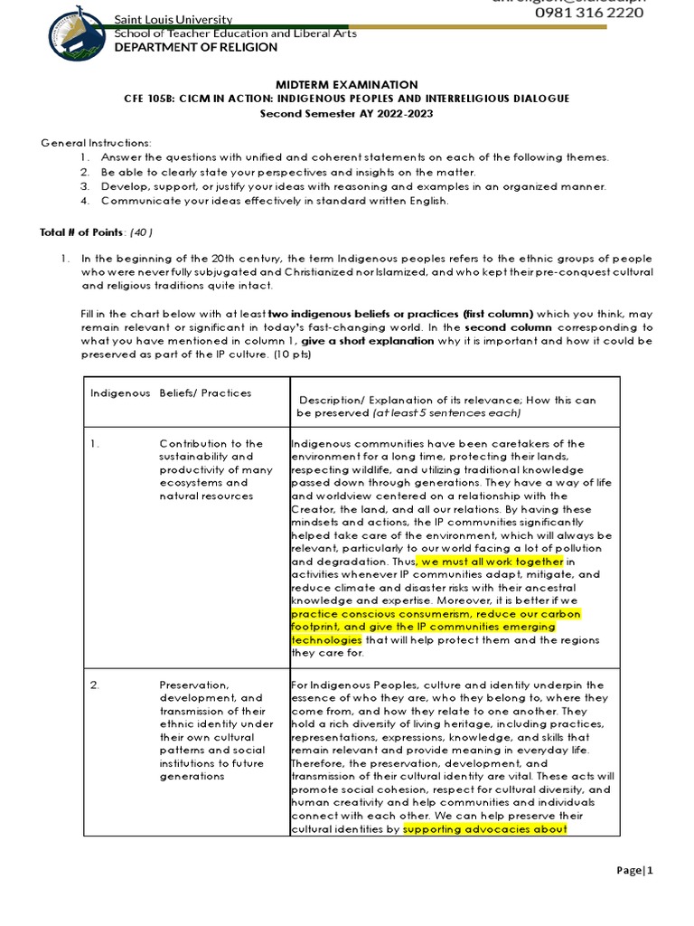 LOUELLA BETTINA SANTOS - CFE 105B - Midterm Exam - 2ndsem - AY 22-23 ...
